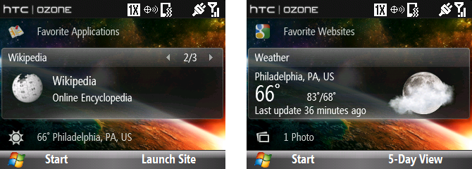 Custom HTC Ozone Sliding Panel Home Screen | XDA Forums